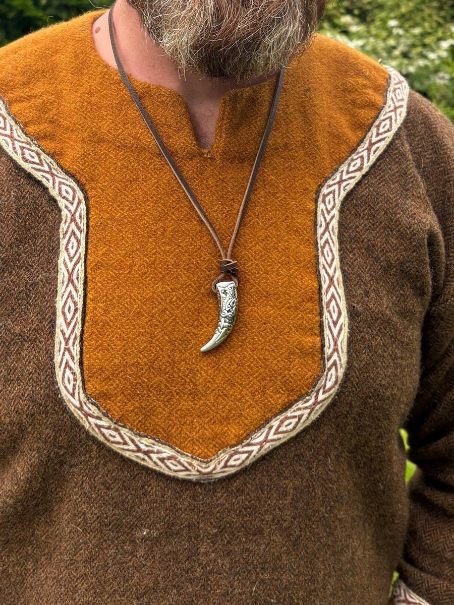 Fenrir’s Tooth Steel Viking Necklace – Bushman Survival